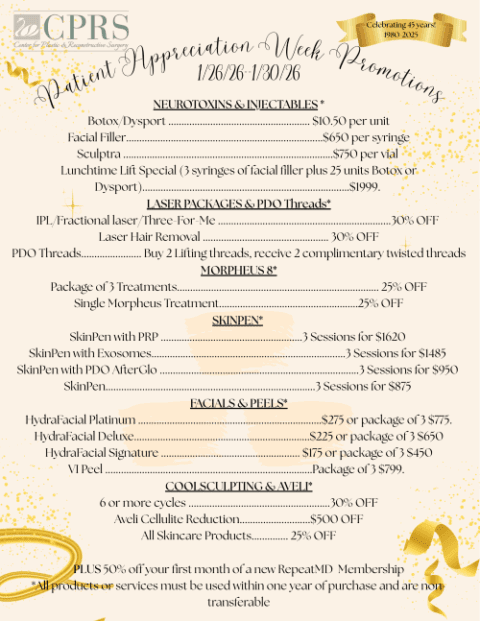 Patient Appreciation Week Promotions